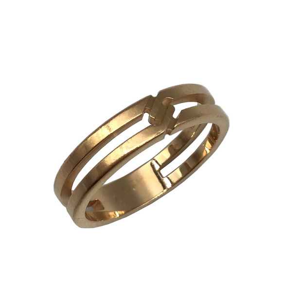 Gucci | Jewelry | Gucci Gucci Infinity Ring 9 K8pg 373514 J850 5702 ...